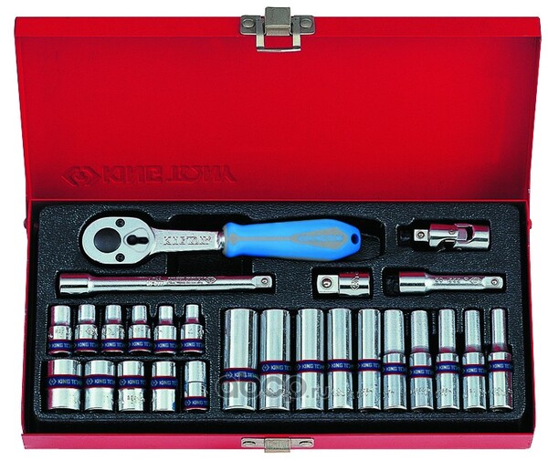 KING TONY SOCKET SET 1/4″ STANDARD AND DEEP 4 13MM 26PC | 2526MR - BR ...