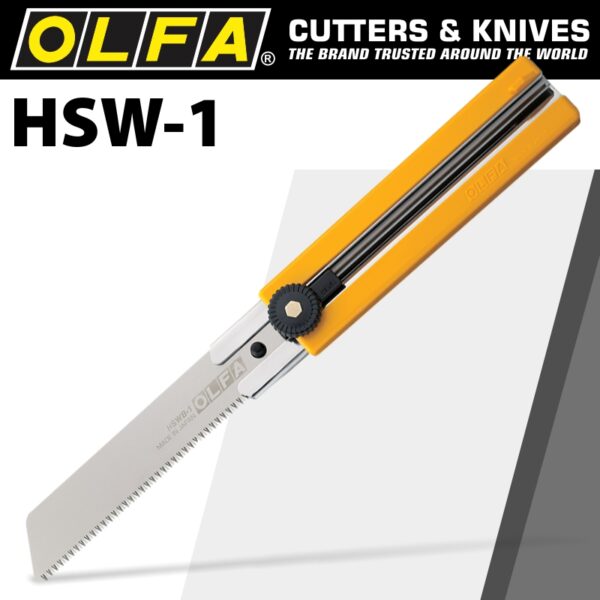 OLFA RETRACTABLE SAW KNIFE WITH HSWB-1 BLADE CTR HSW-1 - BR Trading
