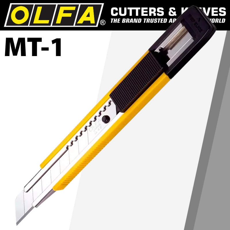OLFA CUTTER 12.5MM MIGHTY TOUGH CUTTER WITH AUTO LOCK SNAP OFF KNIFE ...