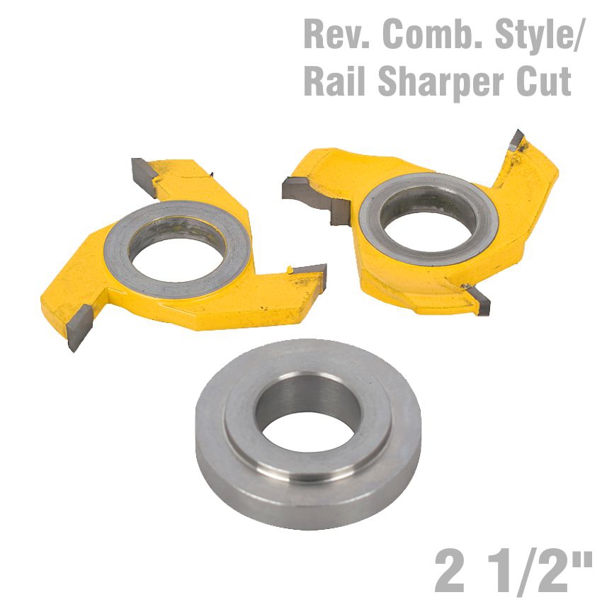 PRO-TECH- REVERSIBLE COMBINATION STYLE & RAIL SHAPER CUTTER DIAMETER 2 ...
