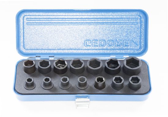 GEDORE - K19 - 14 Impact Socket Set 1646928 - BR Trading