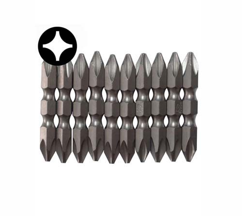 FORCE 1/4 DR 10PCE PHILLIPS BIT SET D/END PH2 X 45MM FO2101 - BR Trading
