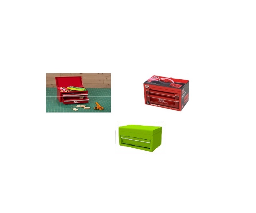 BIG RED - Mini tool box ( DESKTOP) GREEN - PBT100701 - BR Trading