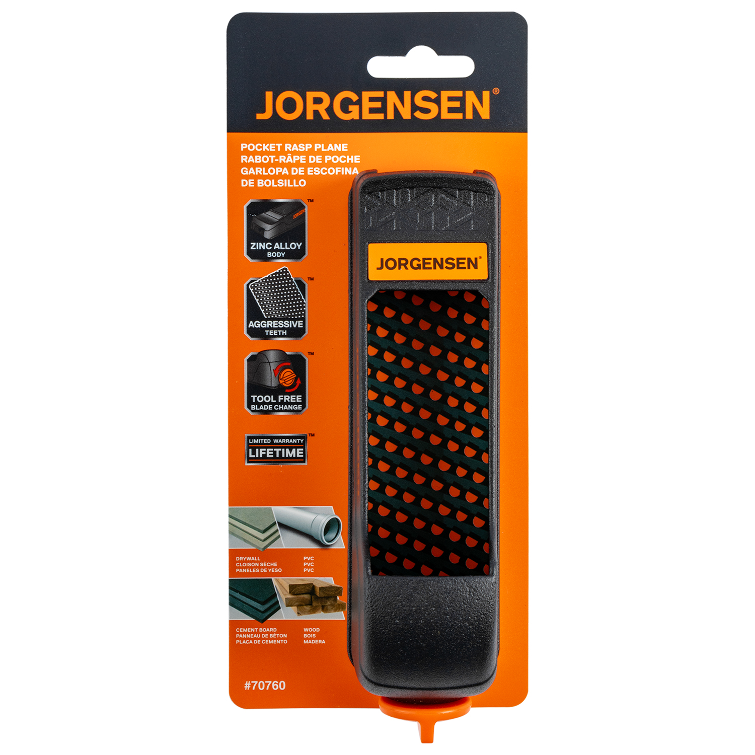 JORGENSEN PONY - PONY 6" POCKET RASP PLANE AC70760 - BR Trading