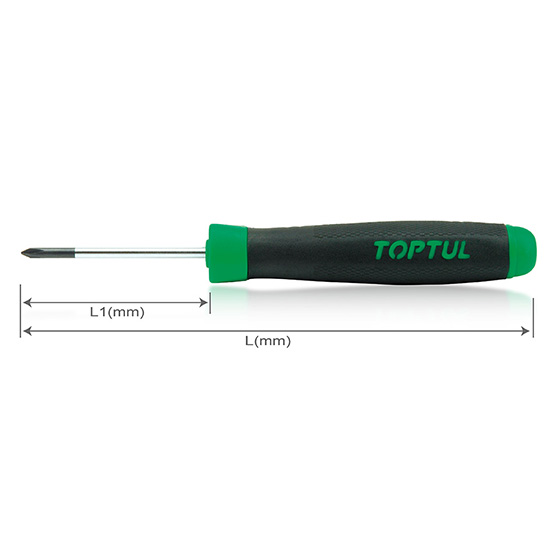 TOPTUL - PRECISION PHILLIPS SCREWDRIVER (PH000) FBIB3005 - BR Trading